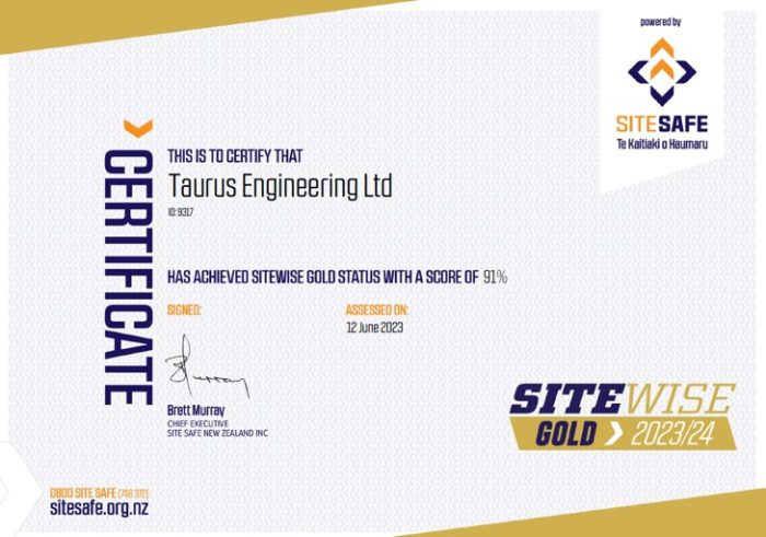 Home - Taurus Engineering Limited