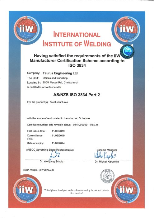 Home - Taurus Engineering Limited